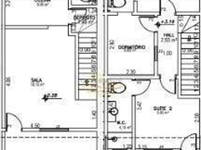 Casa em Morro de Nova Cintra, Santos/SP de 115m² 2 quartos à venda por R$ 680.000,00