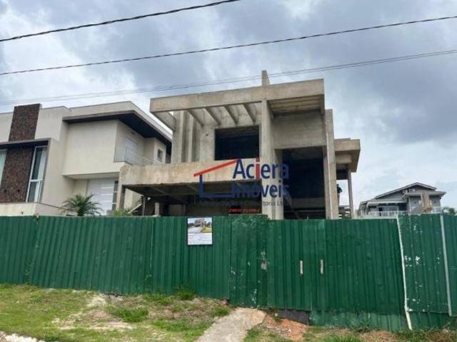 Casa em obra com três suites, 314 m² Reserva Santa Maria Nature Jandira/SP