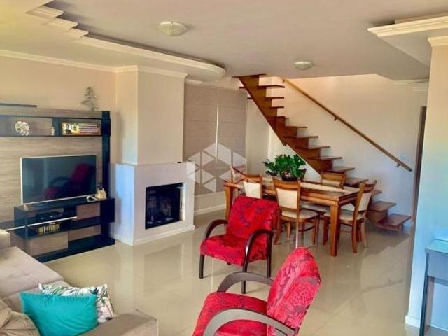 Casa em alvenaria na Linha João Alves, 3 suítes, garagem coberta, 4 banheiros, 3 vagas de garagem
