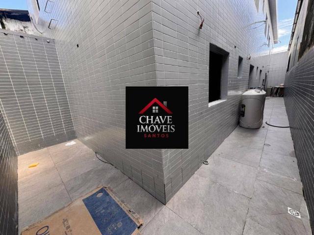 Casa em Aparecida, Santos/SP de 63m² 3 quartos à venda por R$ 649.000,00