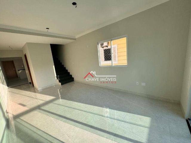 Casa em Aparecida, Santos/SP de 134m² 3 quartos à venda por R$ 889.000,00