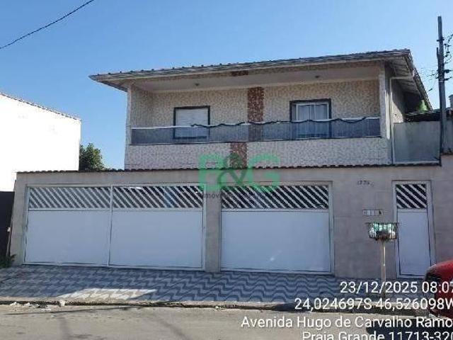 Casa em Balneário Esmeralda, Praia Grande/SP de 50m² 2 quartos à venda por R$ 168.383,74