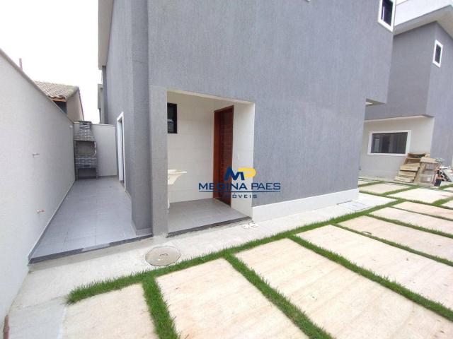 Casa em Barroco Itaipuaçu, Maricá/RJ de 48m² 2 quartos à venda por R$ 379.000,00