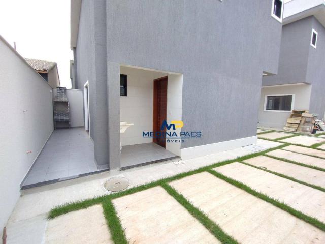 Casa em Barroco Itaipuaçu, Maricá/RJ de 48m² 2 quartos à venda por R$ 379.900,00