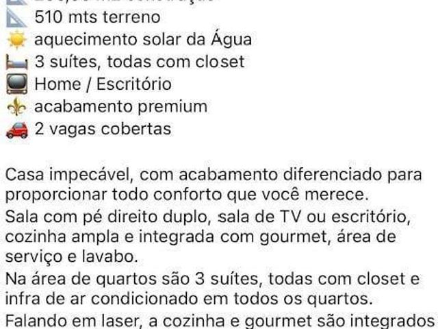 Casa em Centro, Jaguariúna/SP de 236m² 3 quartos à venda por R$ 1.900.000,00