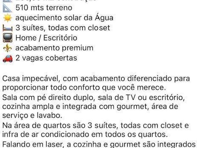 Casa em Centro, Jaguariúna/SP de 236m² 3 quartos à venda por R$ 1.900.000,00