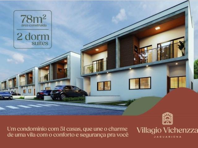 Casa em Centro, Jaguariúna/SP de 78m² 2 quartos à venda por R$ 461.947,50