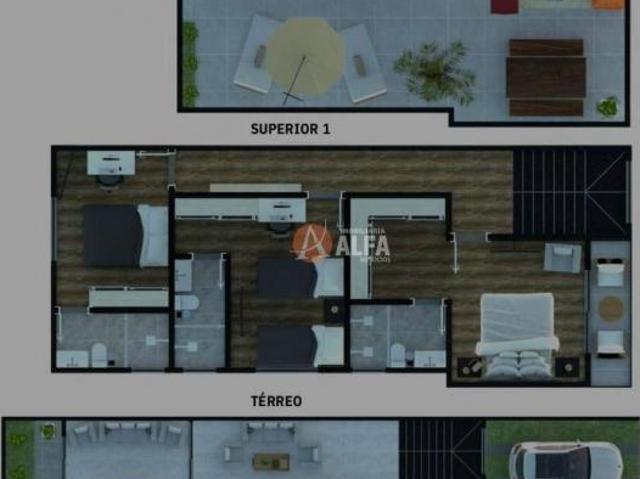 Casa em Companhia Fazenda Belém, Franco da Rocha/SP de 183m² 3 quartos à venda por R$ 1.219.000,00
