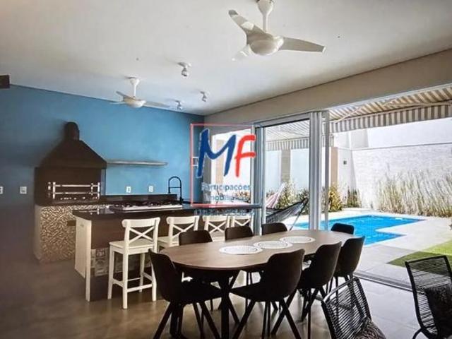 Casa em cond. fechado à venda em Vinhedo/SP, com 4 quartos 4 suítes, sala, cozinha, escritório, p
