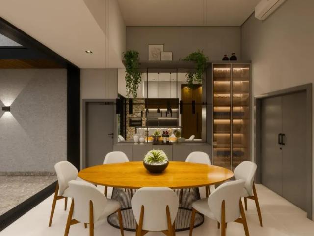 Casa em condomínio para venda em presidente prudente, condominio residencial damha belvedere, 4 dorm
