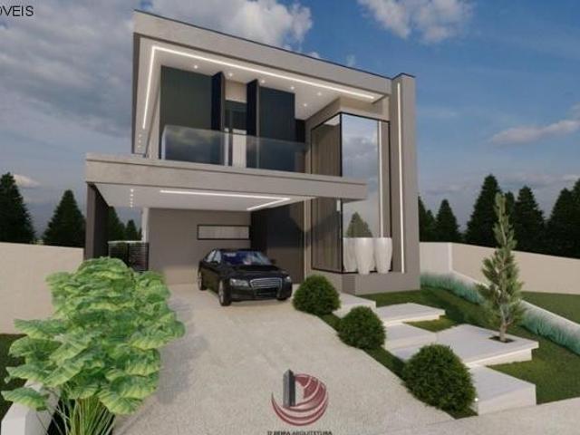 Casa em condomínio: 3 suítes sendo 1 master, escritório, área gourmet com piscina, mais de 244m² de