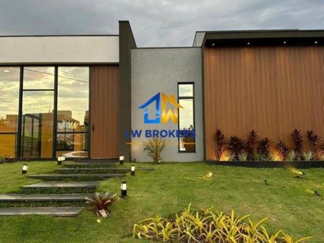 Casa em Condomínio, com 4 suítes, Piscina e Hidro, Sauna Terras da Alvorada Itupeva/SP