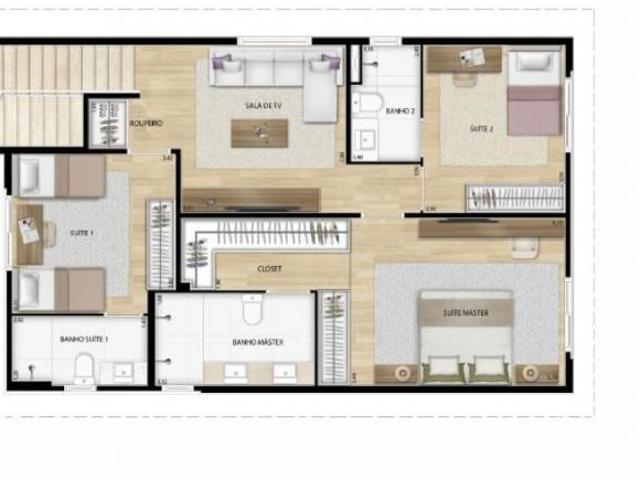 Casa à venda em condomínio com 3 suítes e Quintal Amplo em Sousas, Campinas