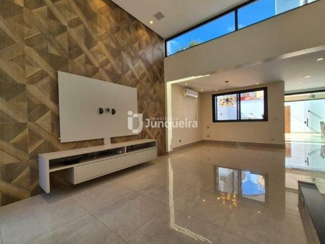 Casa em Condomínio à venda, 3 quartos, 3 suítes, 4 vagas, Villa Bela Vista Piracicaba/SP