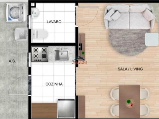 Casa em Condomínio à Venda em Cotia SP 2 Quartos, 1 Sala, 1 Banheiro, 1 Vaga Chácara Real 82,0