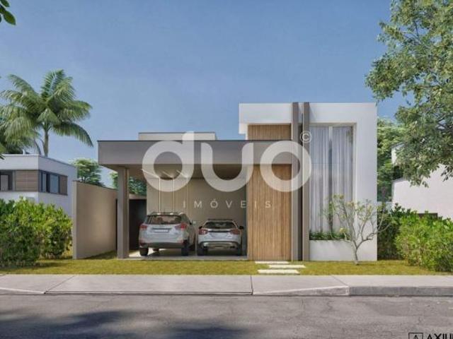 Casa em Condomínio à venda em Piracicaba 3 suítes no Bairro Ondinhas | 138,60 m² | Lazer completo