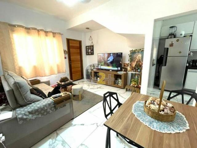 Casa em condomínio a Venda em Praia grande 2 quartos,sala 1 vaga