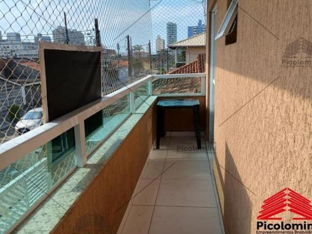 Casa em Condomínio à venda em Praia Grande SP, Bairro Maracanã! 1 quarto, sala 2 ambientes com sacad