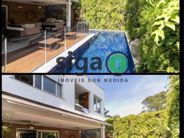 Casa em Condomínio de alto padrão no Brooklin Paulista com 4 suites Semi mobiliado