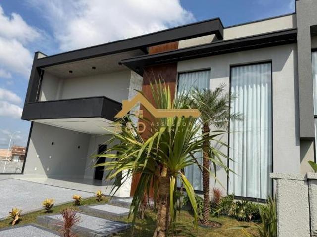 Casa em Condomínio de Luxo à Venda em Indaiatuba SP: 3 Quartos, 3 Suítes, 2 Salas, 4 Banheiros e 4 V
