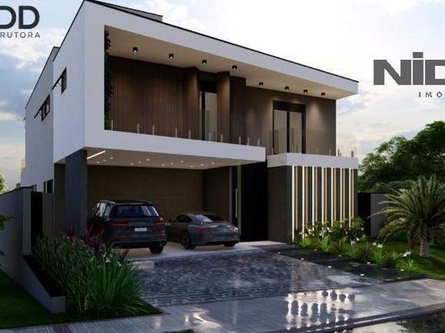 Casa em Condomínio de Luxo em Alphaville Nova Esplanada, Votorantim SP: 4 Quartos, 4 Suítes, 2 Salas