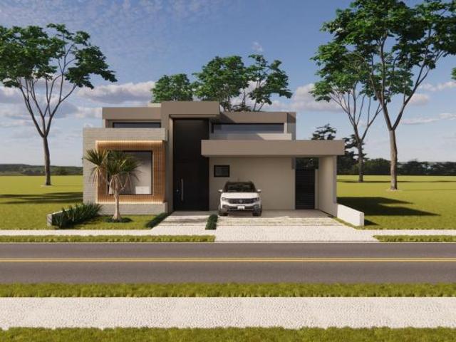 Casa em Condomínio de Luxo em Paulínia SP, Bairro Parque Brasil 500: 3 Quartos, 3 Suítes, 2 Salas, 2