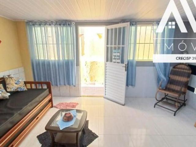 Casa em condomínio fechado, 1 dormitório, com 42 M² em Praia Grande, jardim Real, próximo a praia e