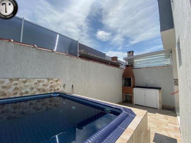 Casa em condomínio fechado com piscina a venda, Itanhaém, São Paulo, bairro Cibratel 2