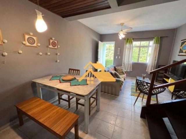 Casa em Condomínio Fechado na Praia de Juquehy com Lazer Completo, 2 Dormitórios, Varanda Gourmet e