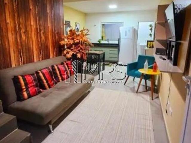Casa em Condomínio no Maracanã Praia Grande 2 Quartos e Garagem