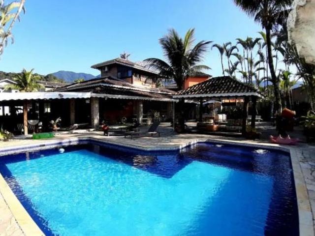 Casa em Condomínio para Venda em Ubatuba, Horto Florestal, 4 dormitórios, 3 suítes, 5 banheiros, 5 v