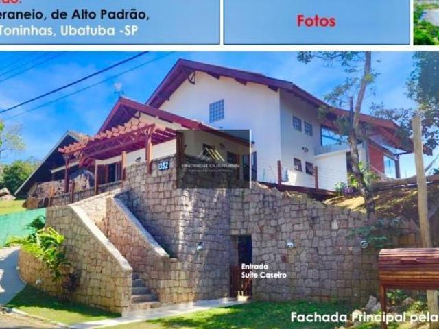 Casa em Condomínio para Venda em Ubatuba, Toninhas, 5 dormitórios, 5 suítes, 6 banheiros, 5 vagas