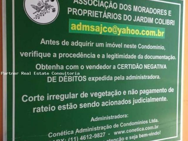 Casa em Condomínio para Venda em Cotia, Jardim Colibri, 3 dormitórios, 1 banheiro, 10 vagas