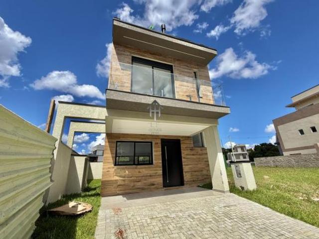 Casa em Condomínio para Venda em Curitiba, Santa Cândida, 3 dormitórios, 3 suítes, 4 banheiros, 2 va