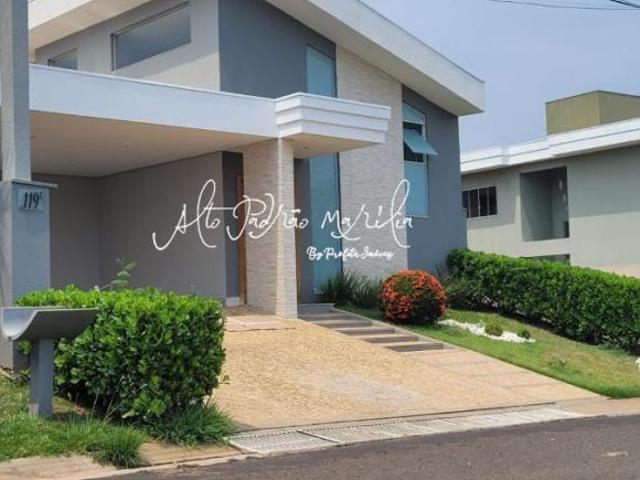 Casa em Condomínio para Venda em Marília, Condomínio Garden Park, 3 dormitórios, 3 suítes, 5 banheir
