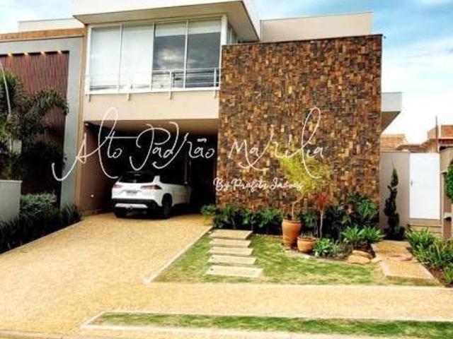 Casa em Condomínio para Venda em Marília, Condomínio Village Damha, 3 dormitórios, 2 suítes, 4 banhe