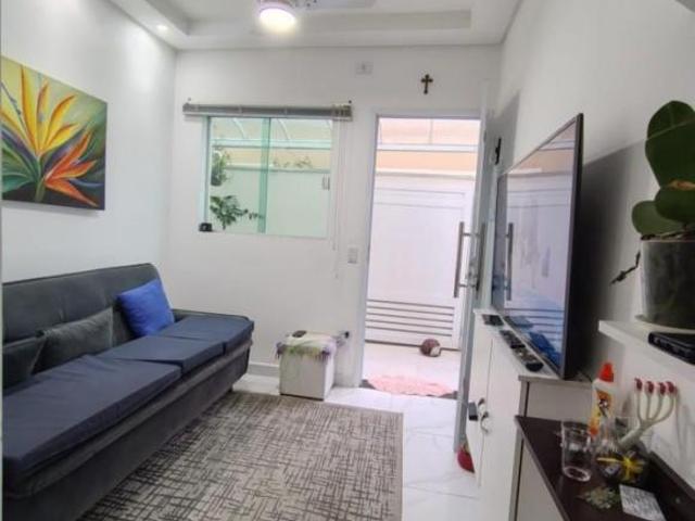 Casa em Condomínio para Venda em Praia Grande, Caiçara, 2 dormitórios, 2 banheiros, 1 vaga