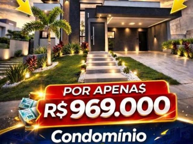 CASA TÉRREA C/ PISCINA 3 DORMITÓRIOS – CONDOMÍNIO RESERVA IPANEMA SOROCABA/SP