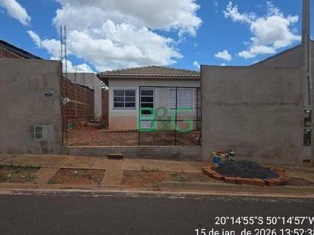 Casa em Conjunto Habitacional Parque Reside, Fernandópolis/SP de 40m² 2 quartos à venda por R$ 63.99