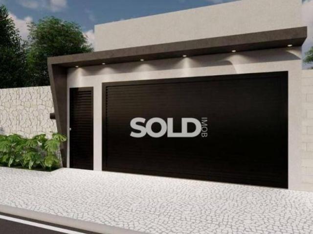 Casa EM CONSTRUÇAO com 3 dormitórios à venda, 90 m² por R$ 650.000 Residencial Palermo Franca/SP