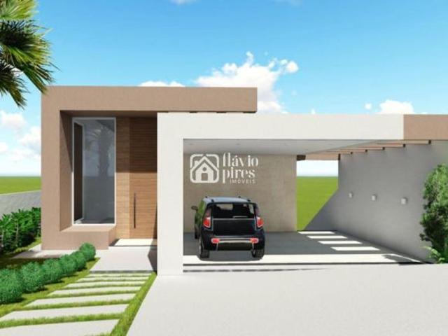 Casa em Construção, 5 quartos e escritório em Condomínio Fechado