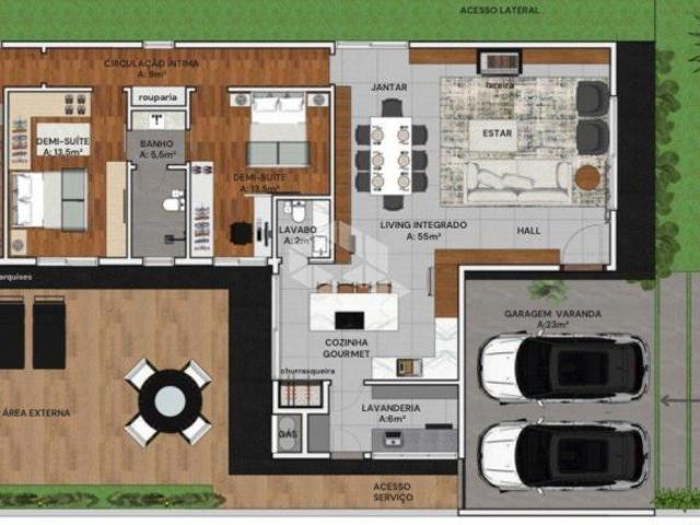 Casa em construção à venda no Condomínio Real Park Alto padrão e excelente oportunidade!