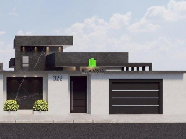 Casa em construção com piscina