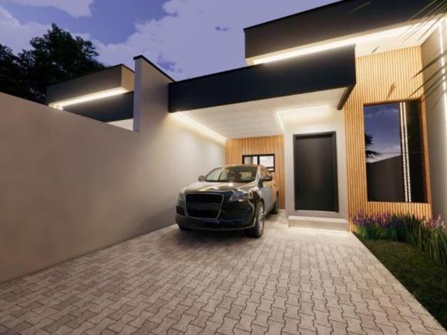 Casa em construção no bairro Aristocrata em São Jose dos Pinhais