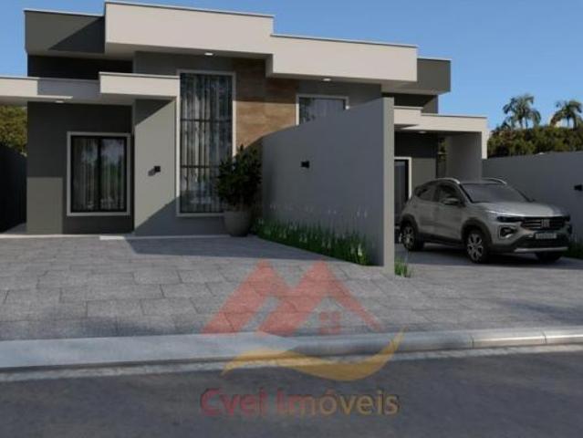 Casa em construção no Jd Veredas Cascavel/PR 3 Dorm. 72 m2 e 192 m2 de lote