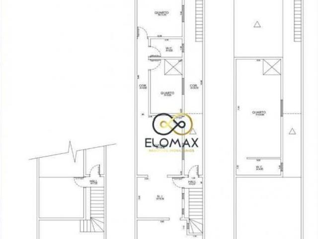 Casa em Jardim Adriana, Guarulhos/SP de 168m² 3 quartos à venda por R$ 800.000,00