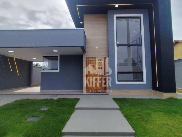 Casa em Jardim Atlântico Central Itaipuaçu, Maricá/RJ de 100m² 3 quartos à venda por R$ 689.900,00