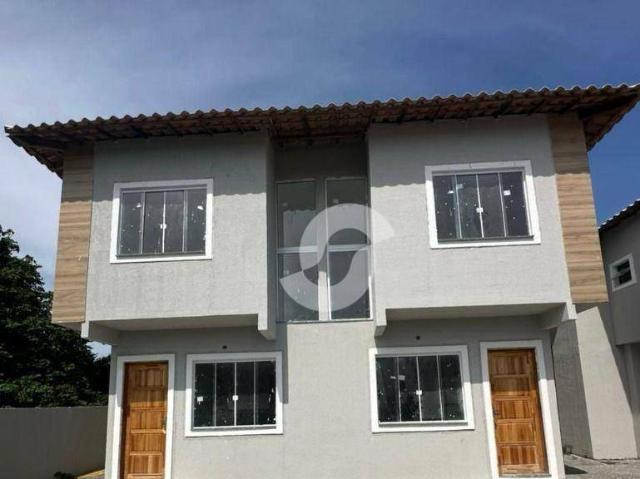 Casa em Jardim Atlântico Leste Itaipuaçu, Maricá/RJ de 72m² 2 quartos à venda por R$ 339.900,00