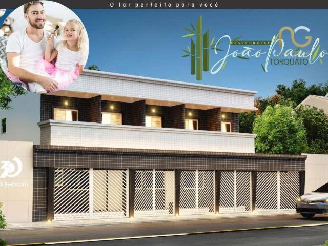 Casa em Jardim Quietude, Praia Grande/SP de 62m² 2 quartos à venda por R$ 288.000,00