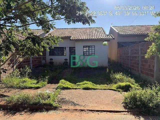Casa em, José Bonifácio/SP de 56m² 2 quartos à venda por R$ 137.406,04